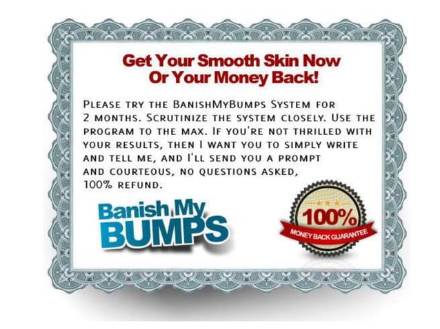 Banish my bumps | PPTX