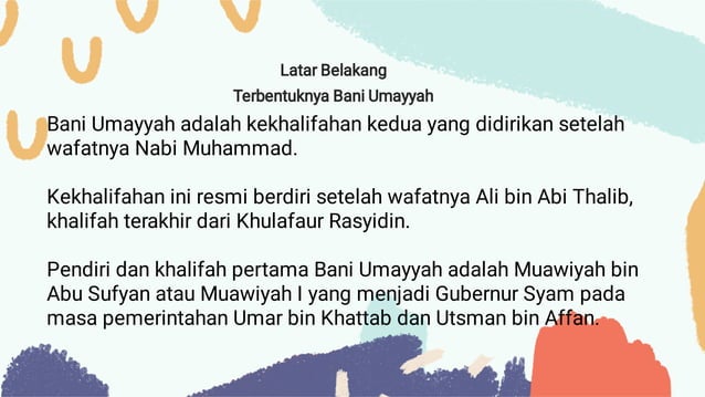 Peradaban Islam Masa Bani Umayyah | PDF