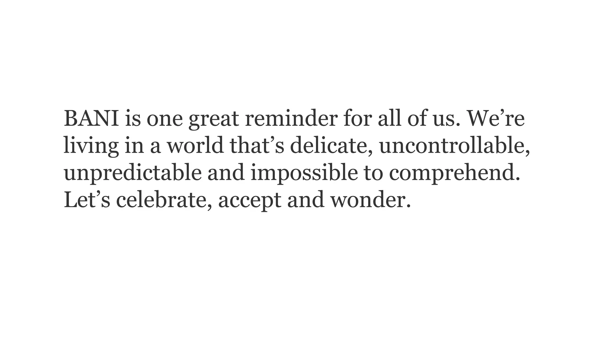 BANI World.pptx | Brain and Nervous System Disorders | Diseases and ...