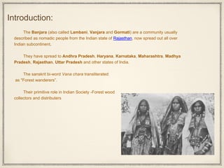 Banjara | PPTX