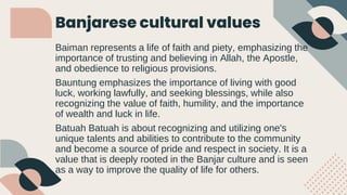 Banjarese Cultural Values in Banjarese Community.pptx