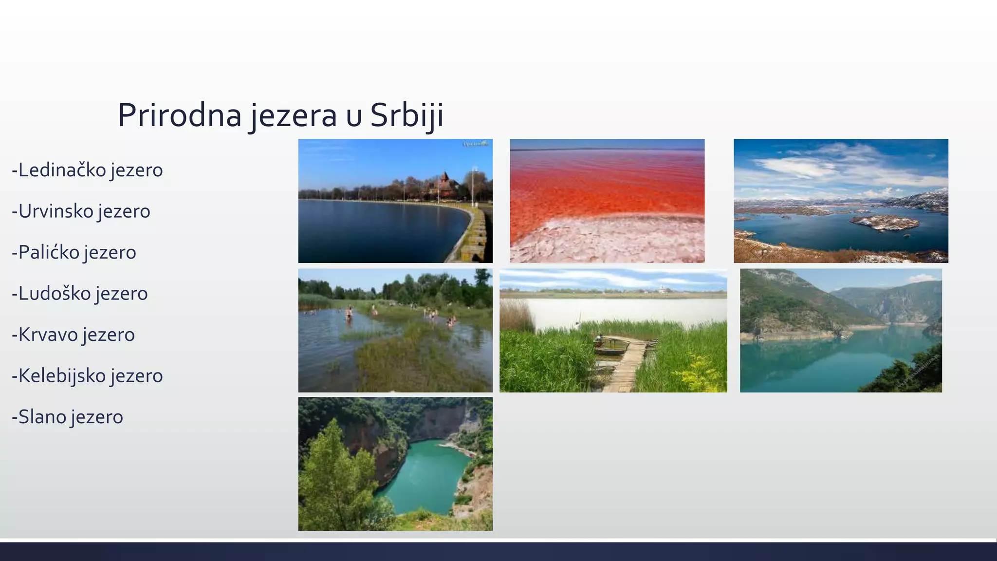 Banje i jezera u Srbiji | PPTX