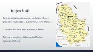 Banje i jezera u Srbiji | PPTX