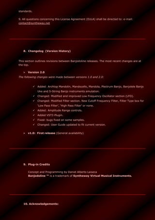 Banjodoline VST, VST3, Audio Unit: Plectrum, Tenor and 5-String Banjos, Electric and Archtop ...