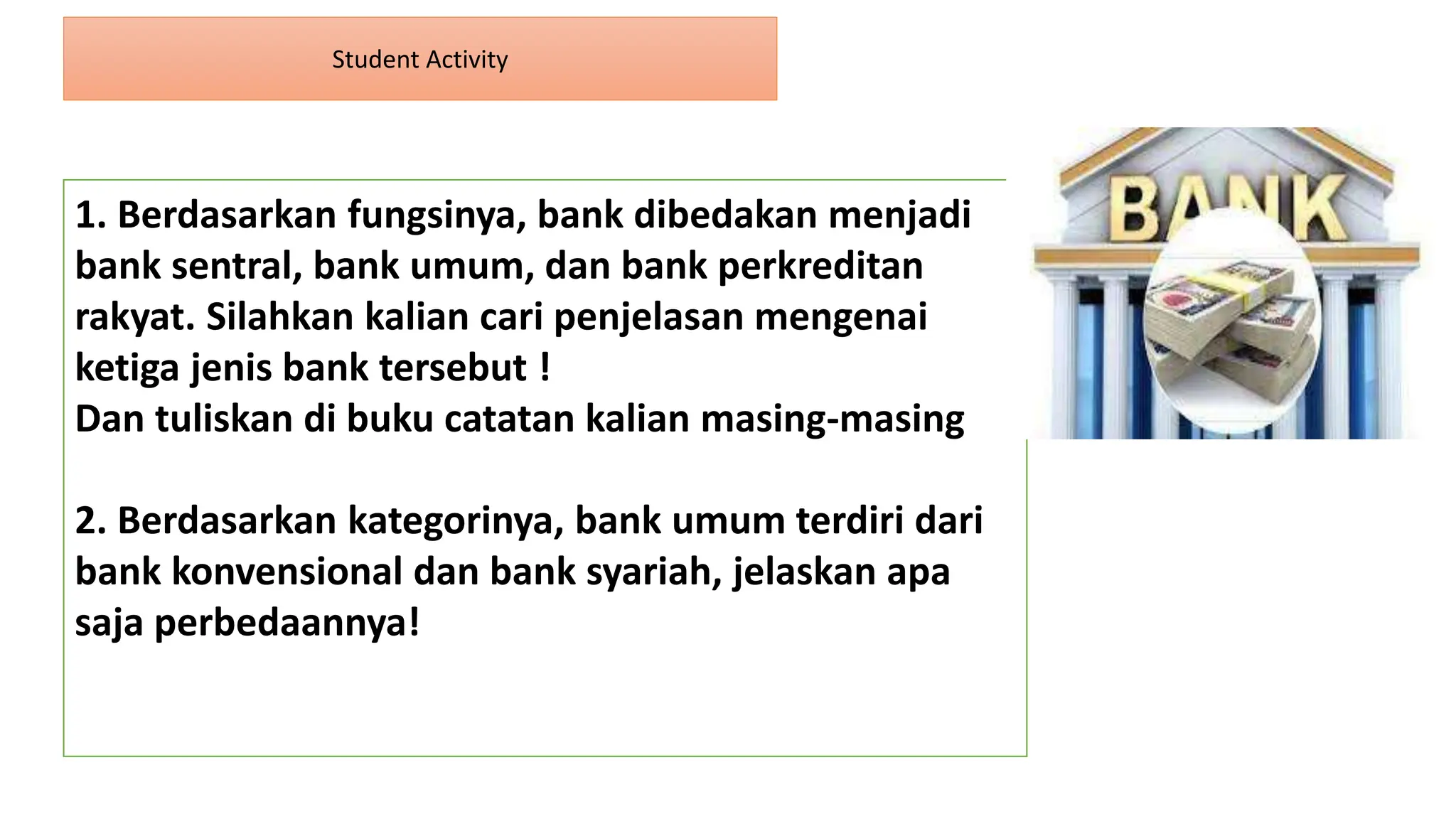 Bank materi kelas X SMA, salah satu materi yang diajarkan di kelas X | PPT