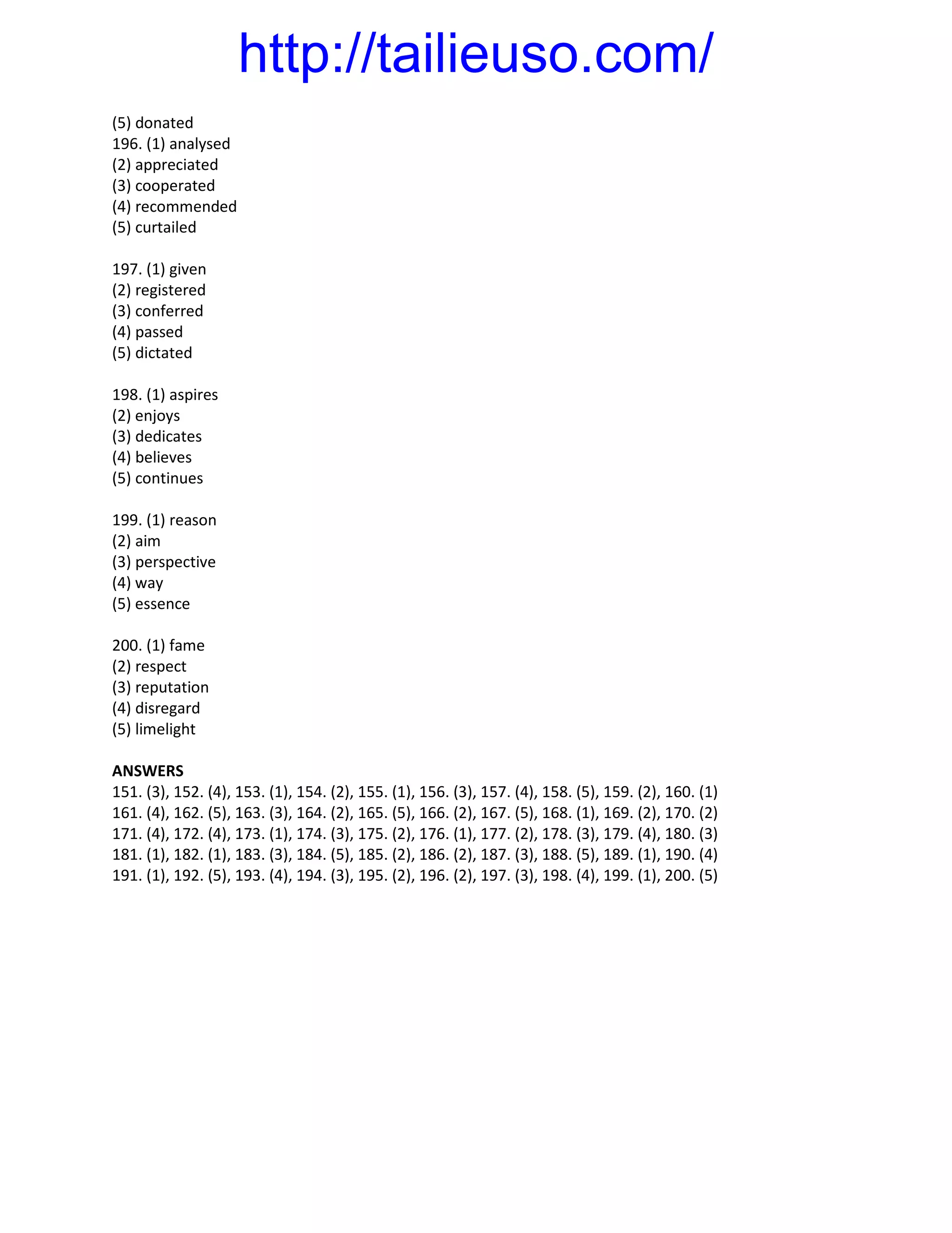 Bank exam-model-question-papers ans | PDF