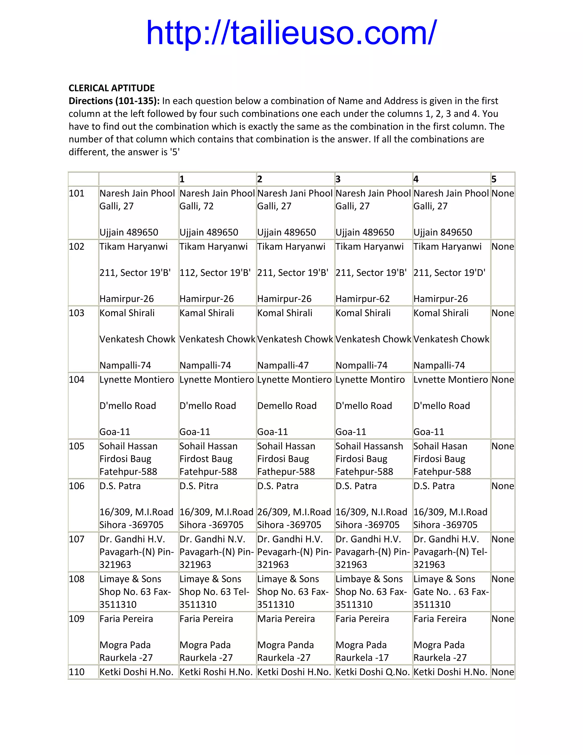 Bank exam-model-question-papers ans | PDF