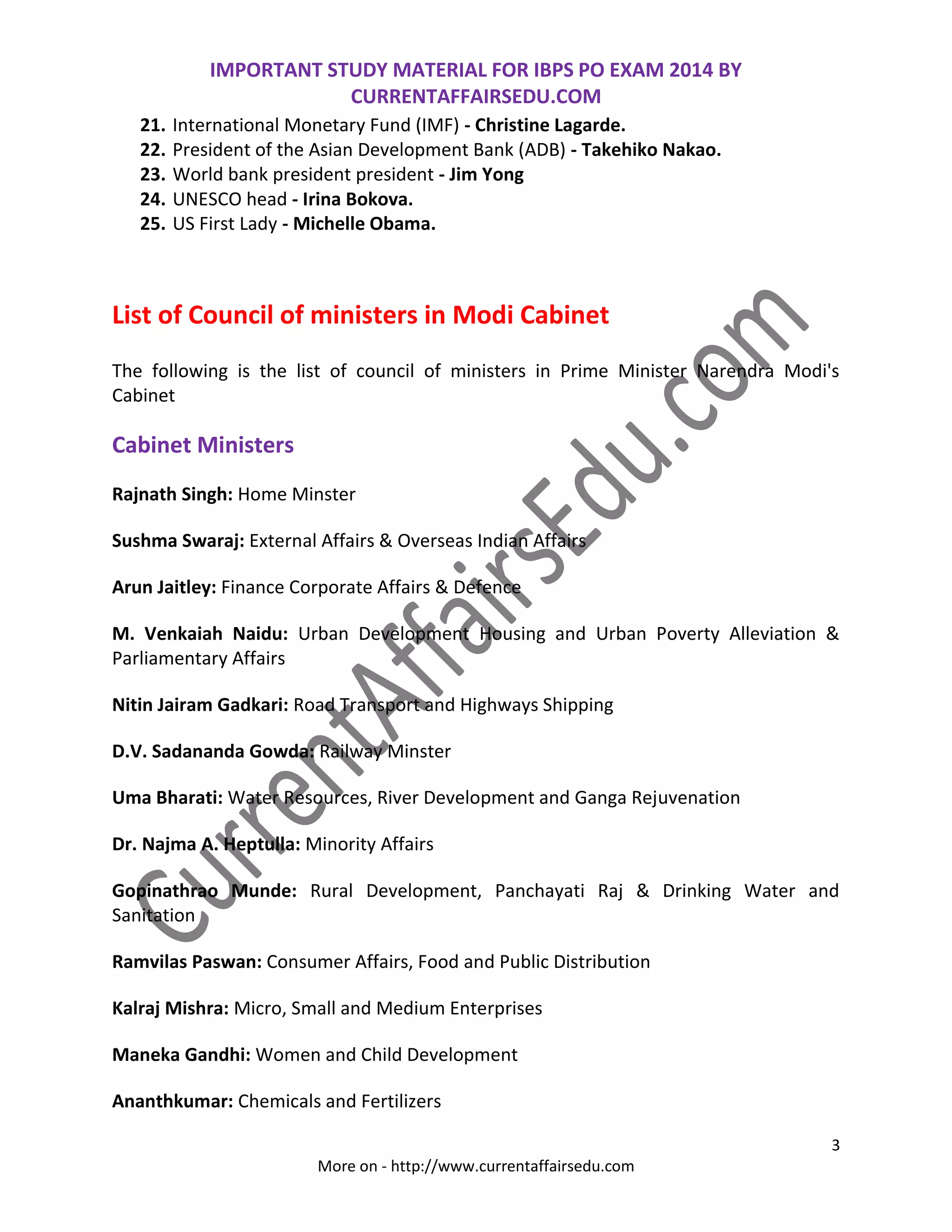 Bank exam-study-material-2014 | PDF