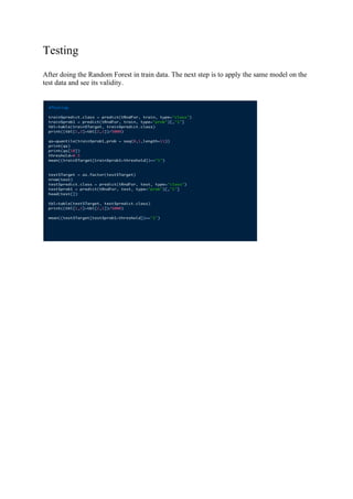 Bank loan purchase modeling | PDF