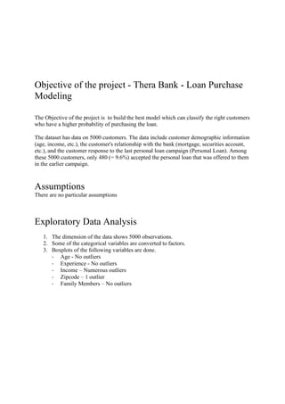 Bank loan purchase modeling | PDF