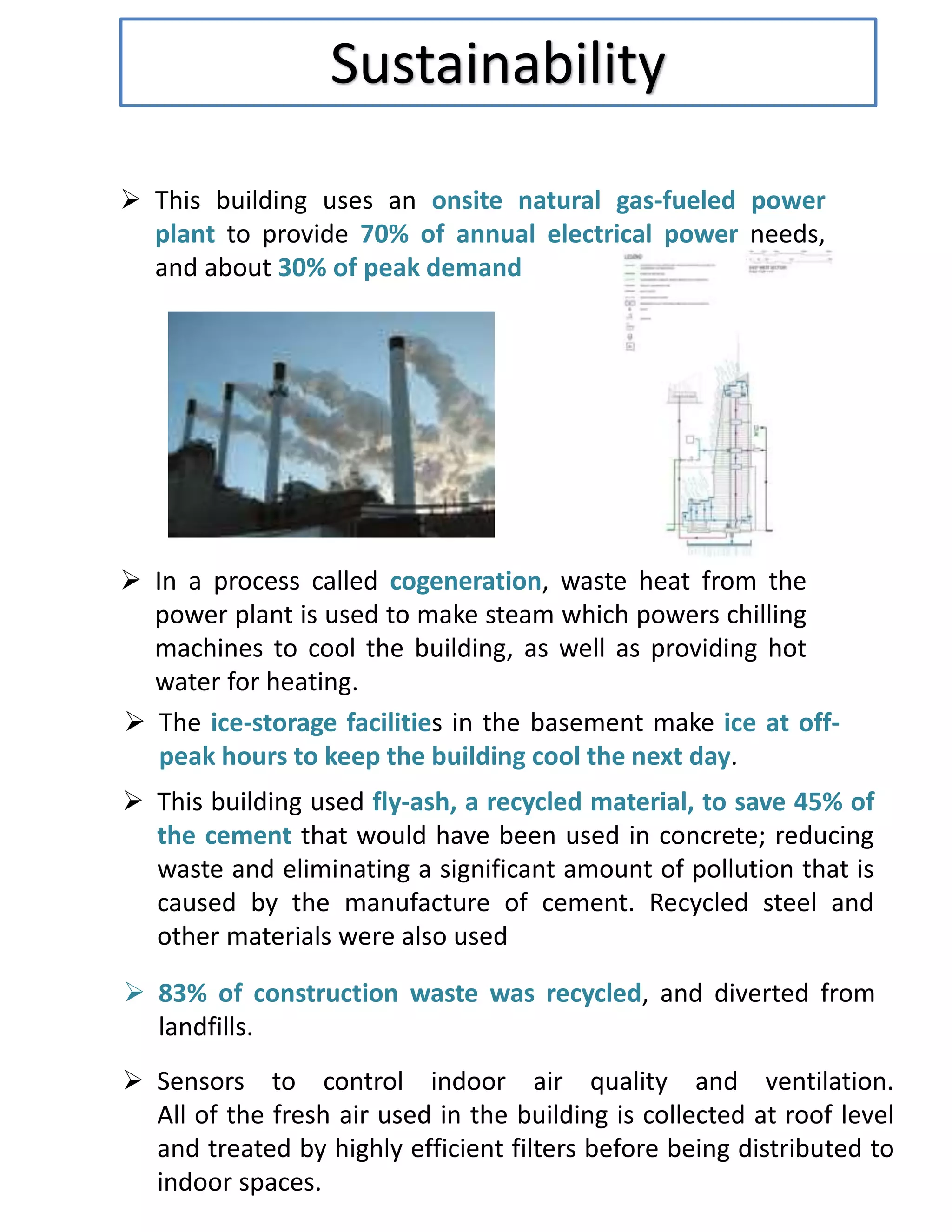 Case study on Bank of America Tower, KUET BECM 2k15. | PPTX