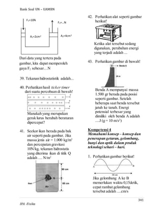 Bank soal-un-fisika-smp | DOCX