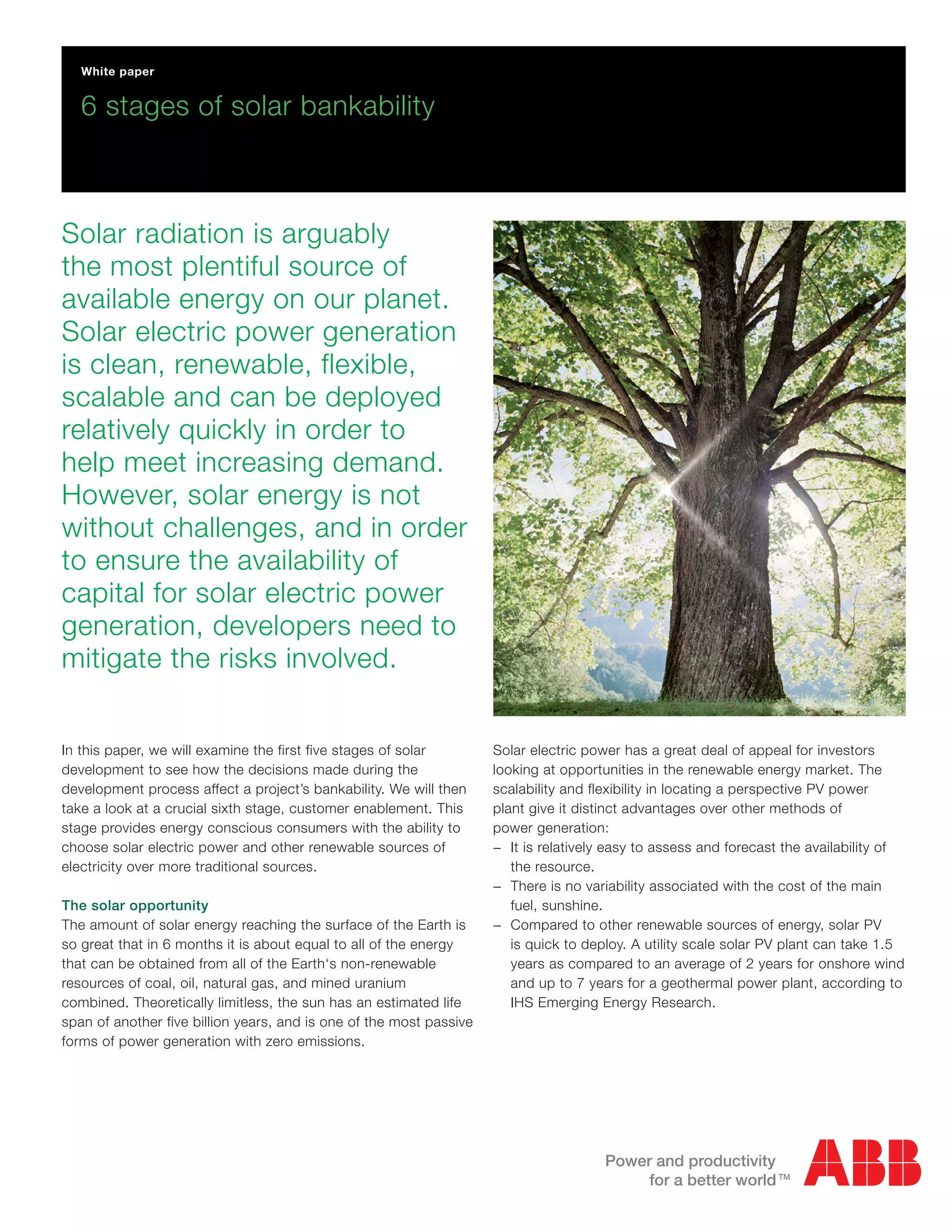 Bankability of Solar Projects | PDF