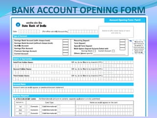 Bank account opening and online banking | PPTX