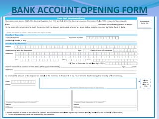 Bank account opening and online banking | PPTX