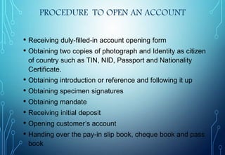 Bank accounts | PPT