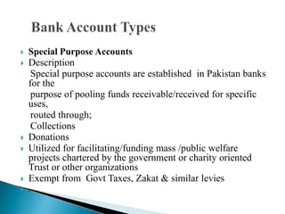 Bank Account Types | PPTX