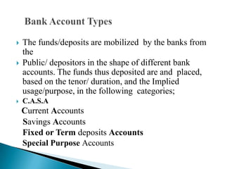 Bank Account Types | PPTX