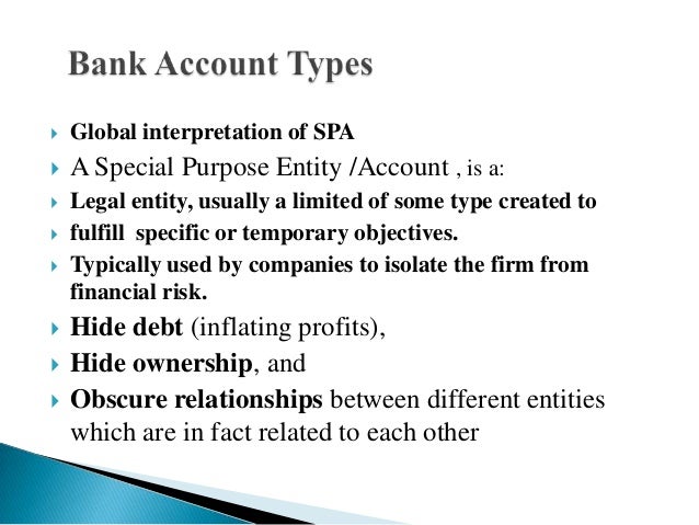 Bank Account Types