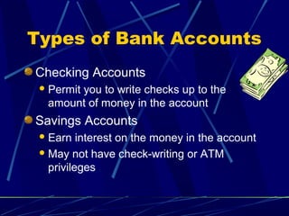Bank account 2 types | PPT