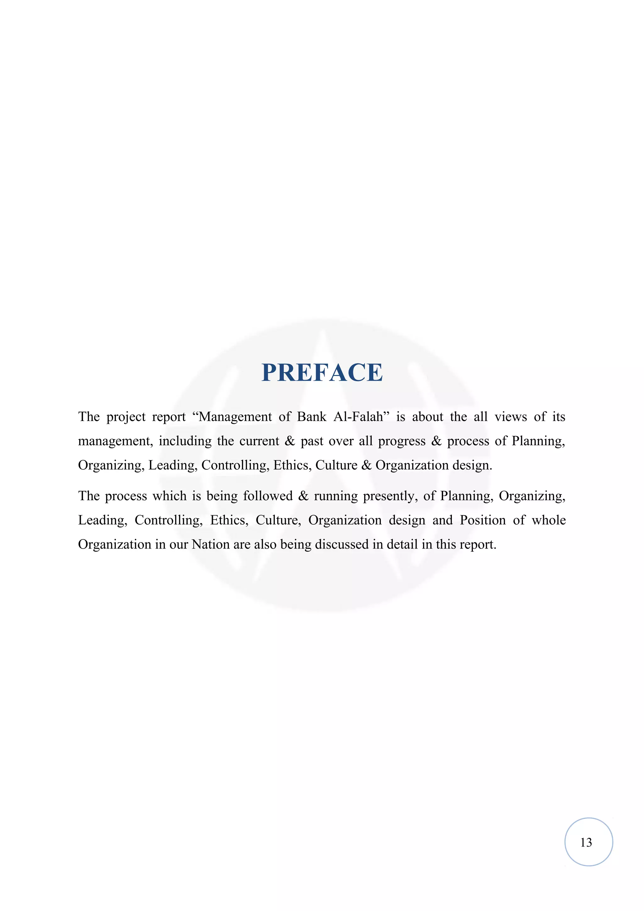 Bank alfalah project | DOC