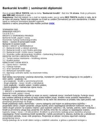 Bankarski krediti-679 | PDF