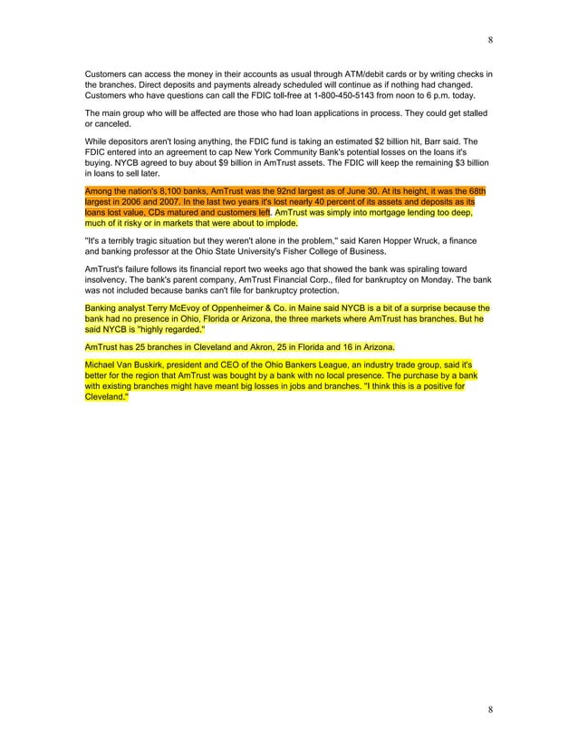 Bank Articles M & A 04-20-2010 | PDF | Mergers and Acquisitions ...