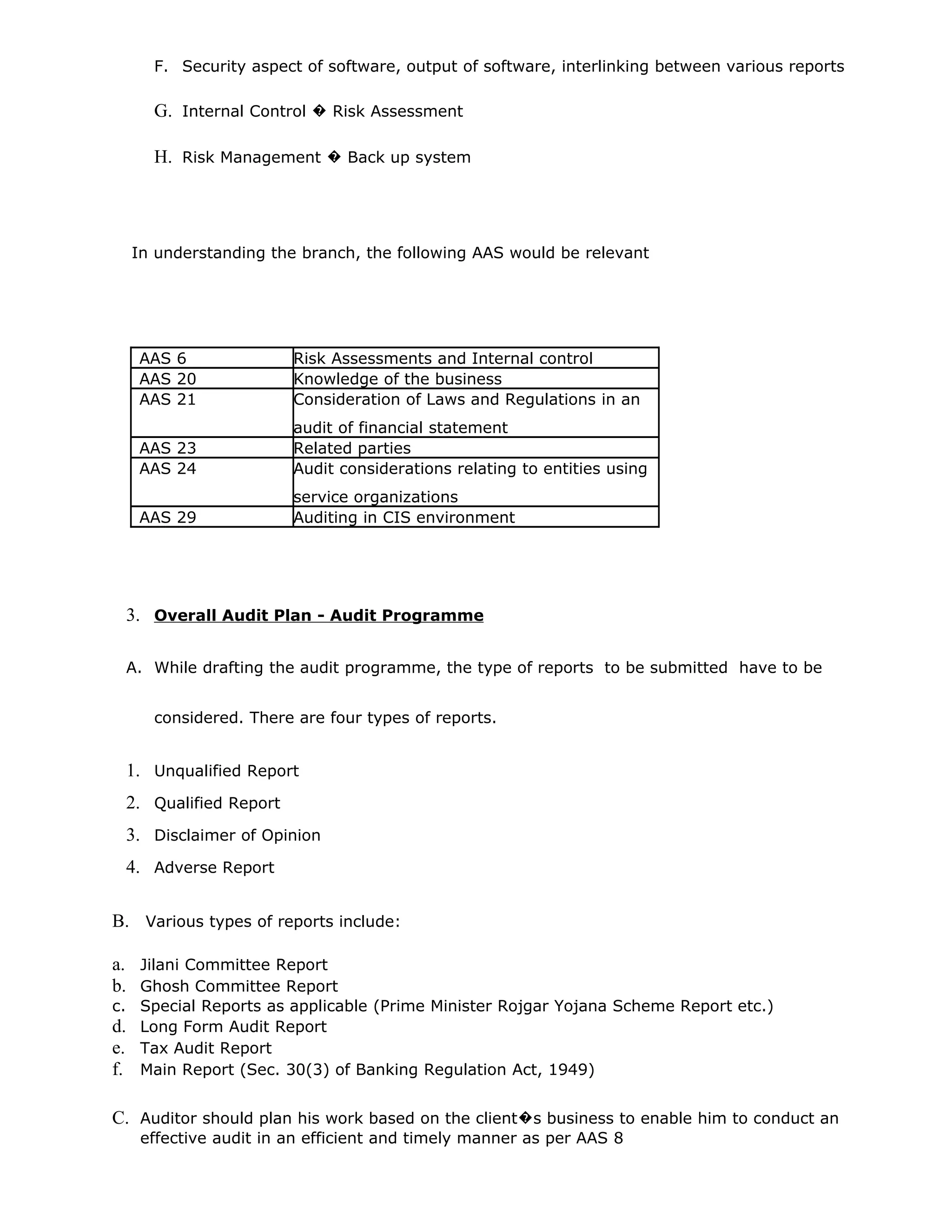 Bank Audit Process | DOC