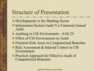 Bank audit under computerised environment | PPT