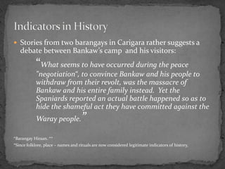 Bankaw religious uprising | PPTX