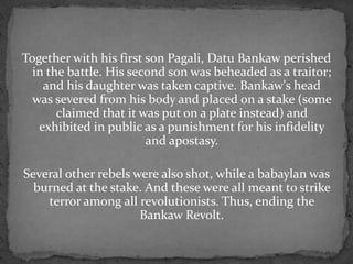 Bankaw religious uprising | PPTX