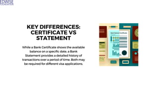Bank Balance Certificate A Key to Unlocking Your Study Visa. | PPT