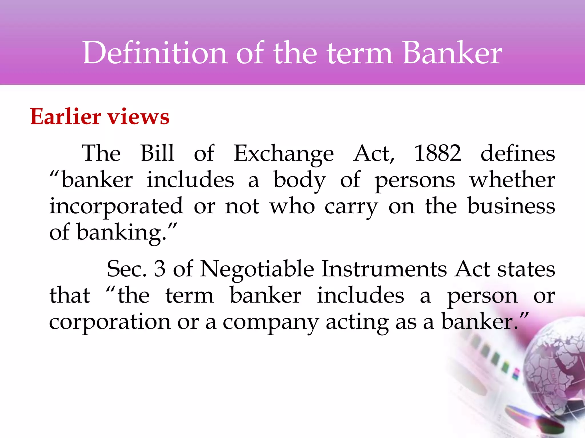 Bank, Banker and Banking | PPTX
