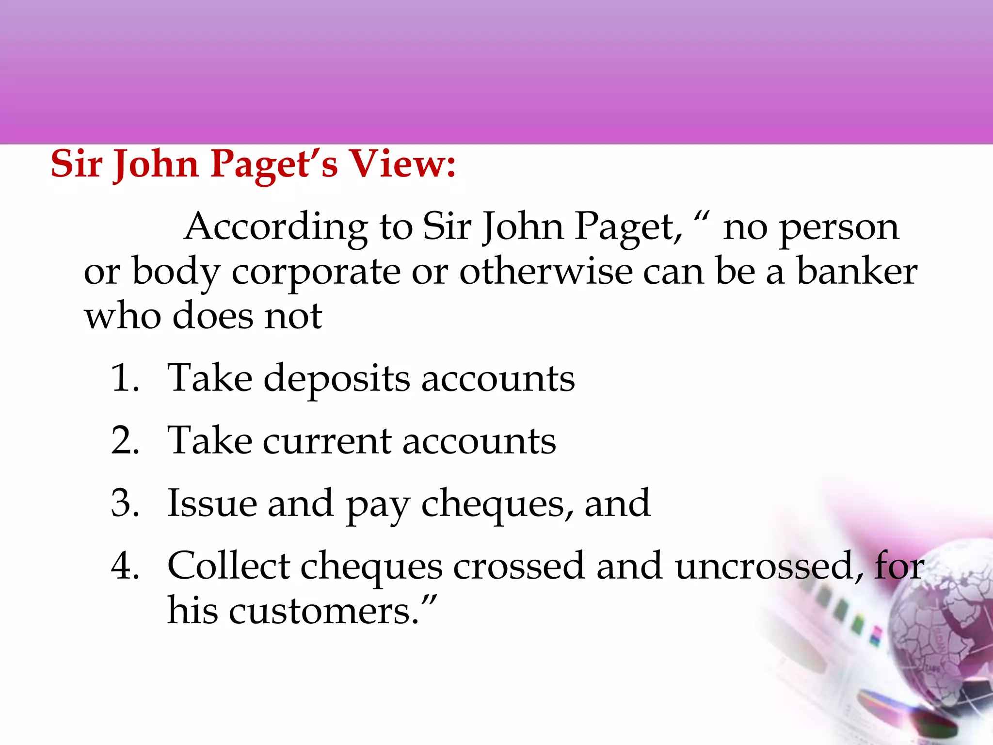 Bank, Banker and Banking | PPTX