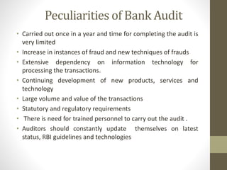 Bank branch audit | PPTX