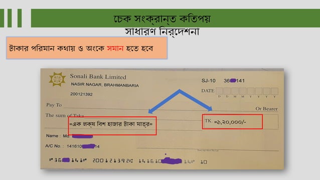 Understanding a bank cheque with example.pptx