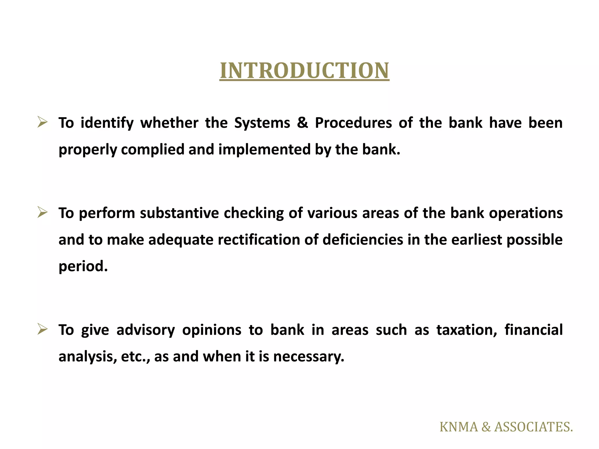 Bank concurrent audit | PDF
