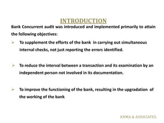 Bank concurrent audit | PDF