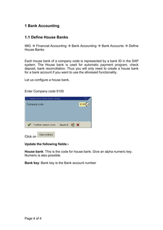 Ban k config | PDF