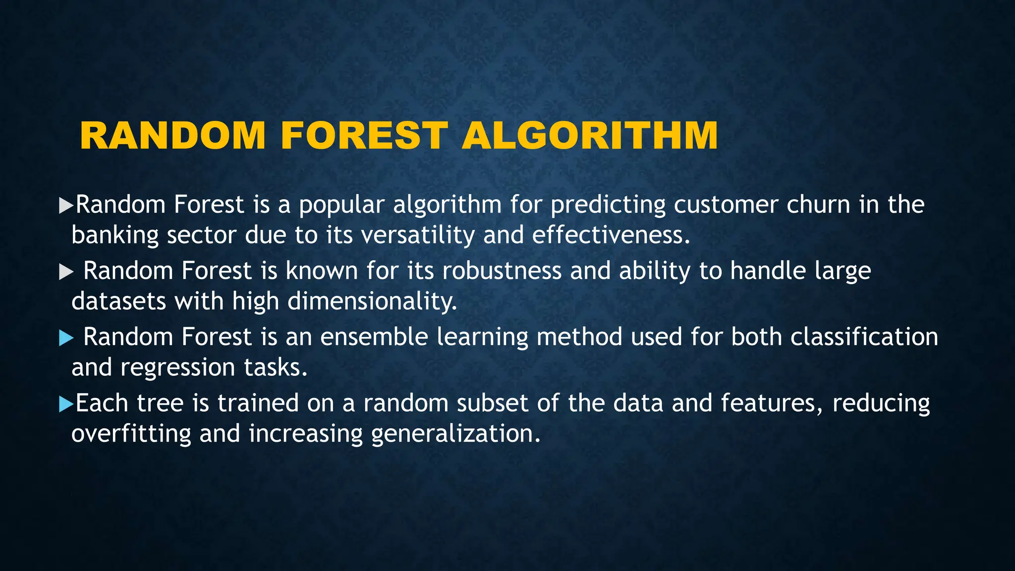 BANK CUSTOMER CHURN predictio mkini projectn | PPTX