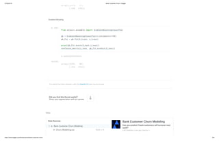 Bank customer churn kaggle | PPT