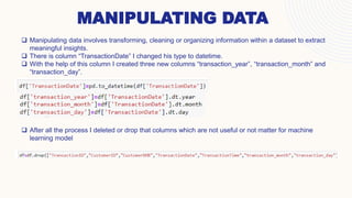 Data Analysis Project Presentation: Unveiling Your Ideal Customer, Bank Customer Segmentation | PPTX