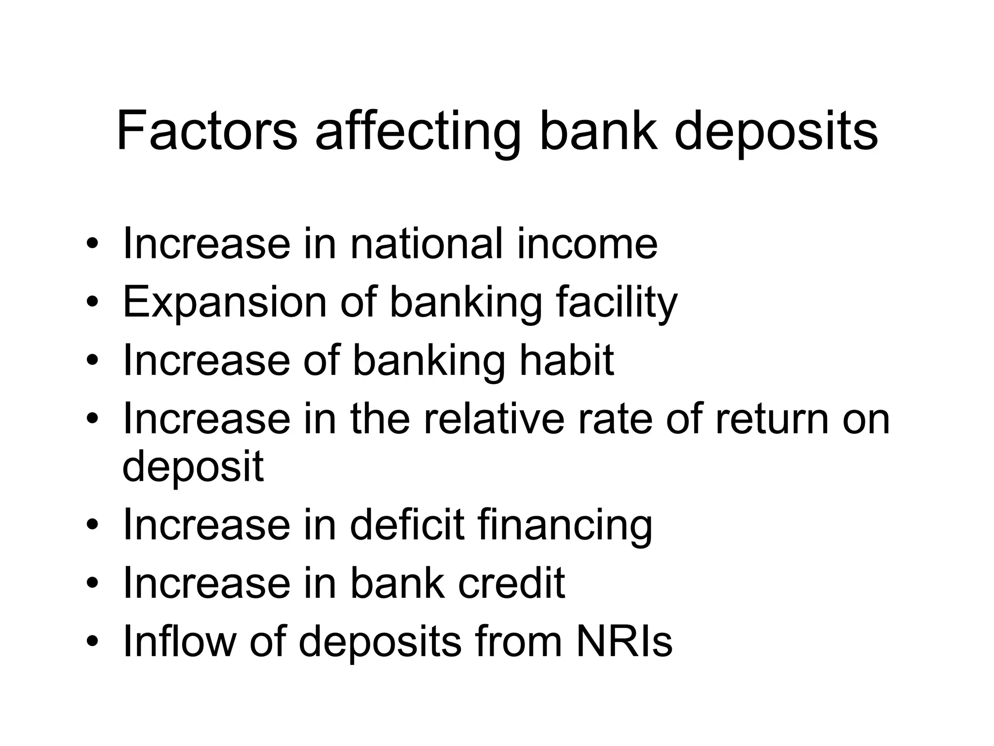 Bank deposits | PPTX