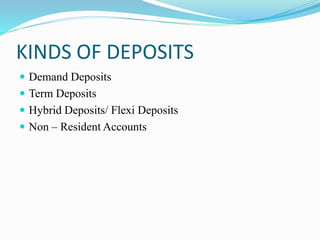 Bank deposits, nominations and deposit insurance | PPTX