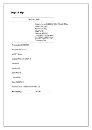 Bank doc (autosaved) | DOCX | Databases | Computer Software and Applications