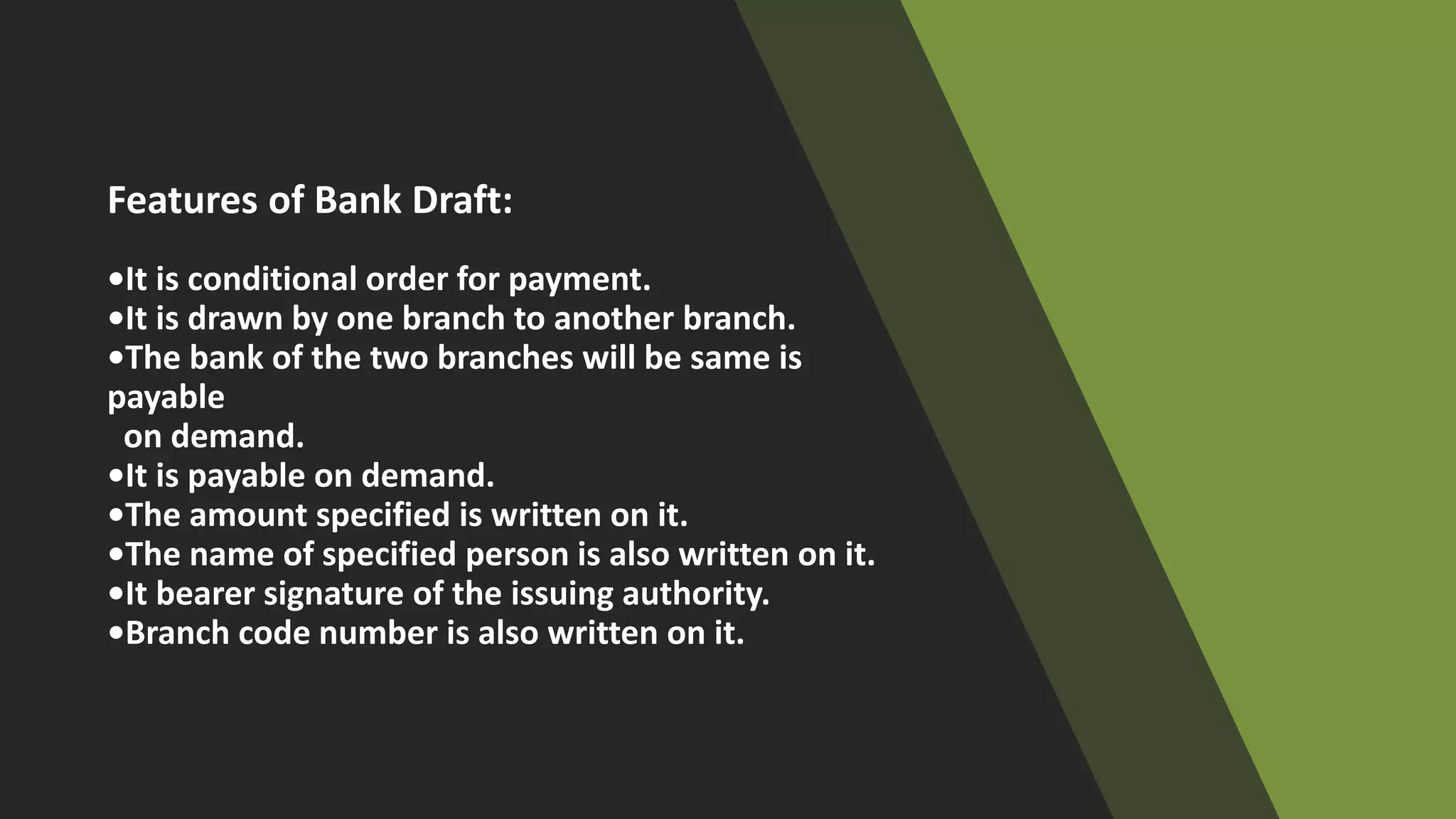 Bank draft and pay order | PPTX