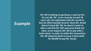 Bank draft and pay order | PPTX