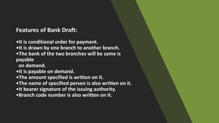 Bank draft and pay order | PPTX