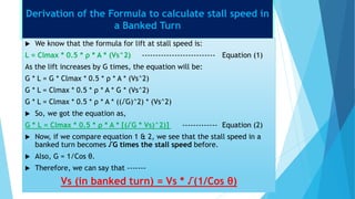 Banked turn and its effects on Stall speed of an Airplane | PPTX