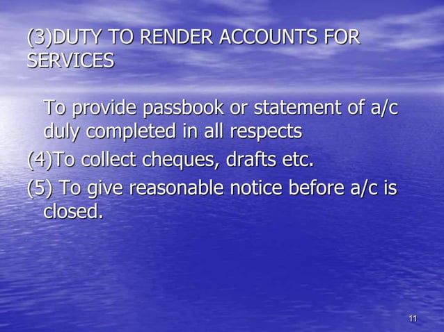 Banker customer relationship | PPT